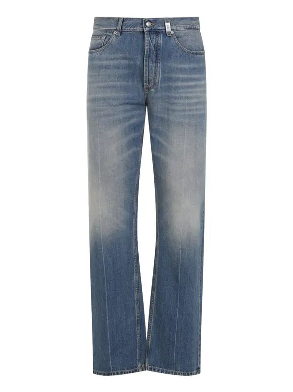 Alexander McQueen Straight Leg Jeans - Blue