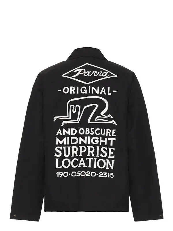 PARRA Midnight Surprise Coach Jacket - Black