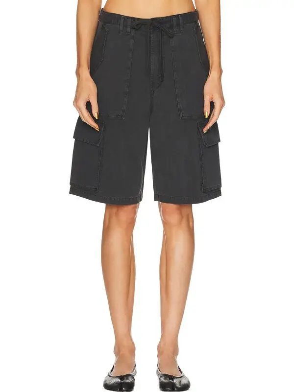 AGOLDE Briar Utility Short - Washed Black