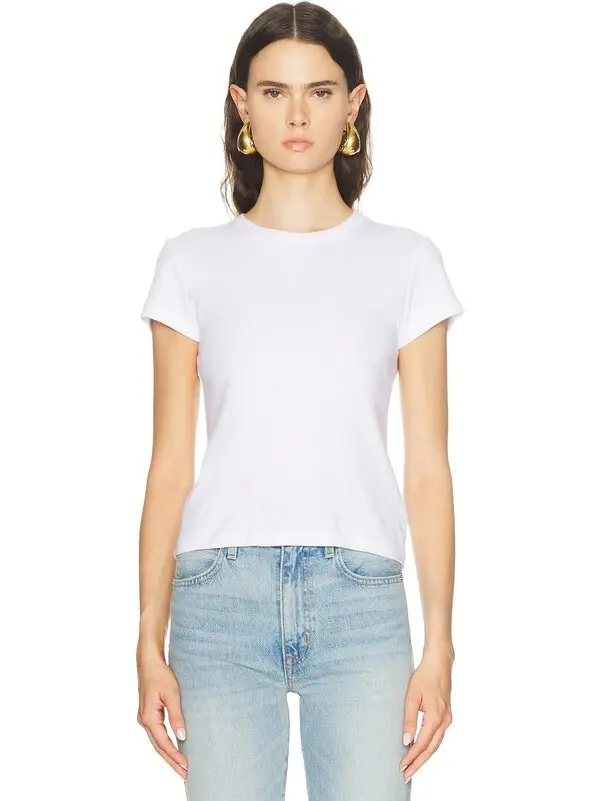 LESET Nando Slim Fit Tee - White