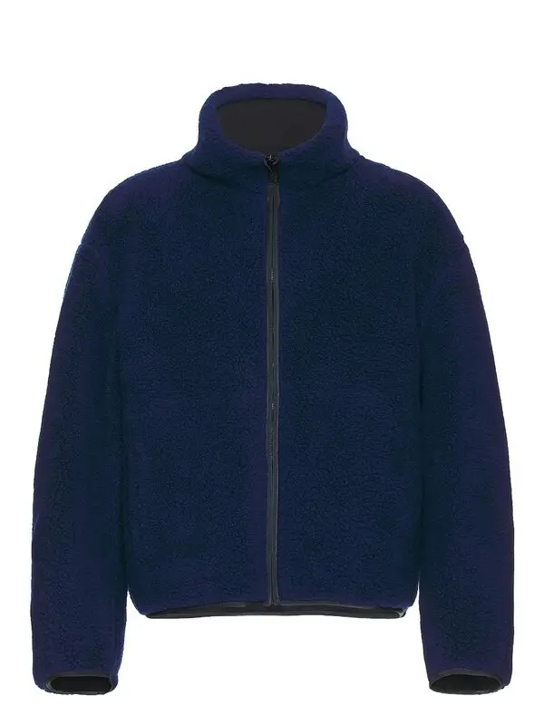 Givenchy Couture Fleece Blouson Puffer - Bright Blue