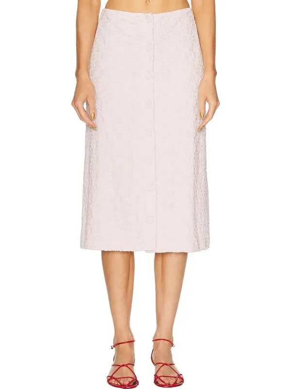 JIL SANDER 3d Flower Skirt - Morganite