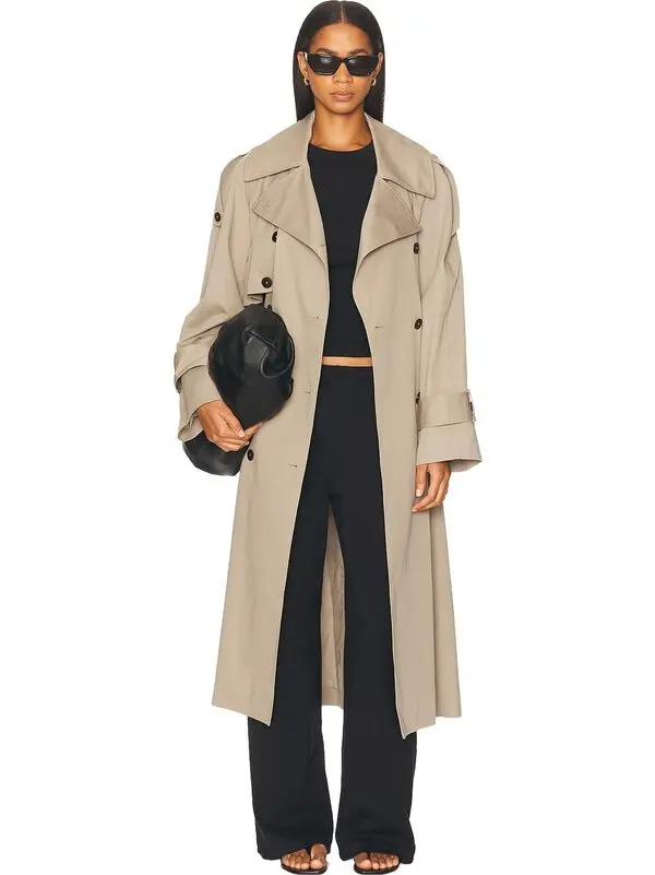 SKALL STUDIO Mahsa Trenchcoat - Stone Moss