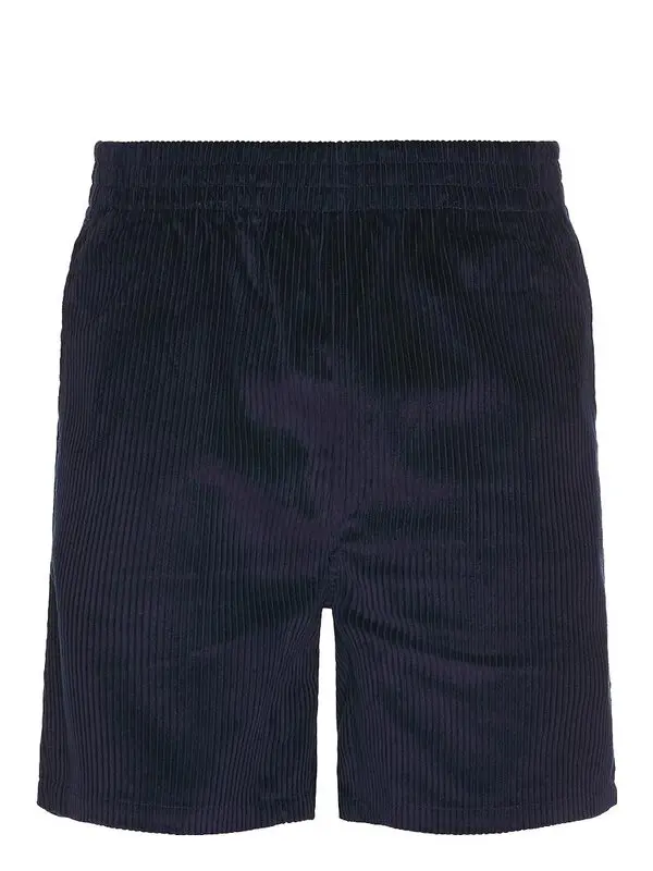 STUDENTS GOLF Stuart Big Wale Corduroy Shorts - Navy