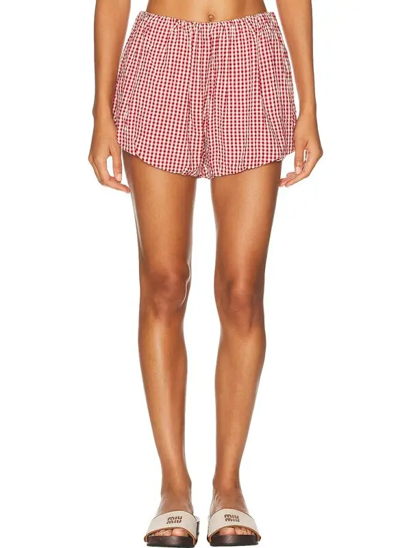 Posse Aurelia Short - Red Gingham