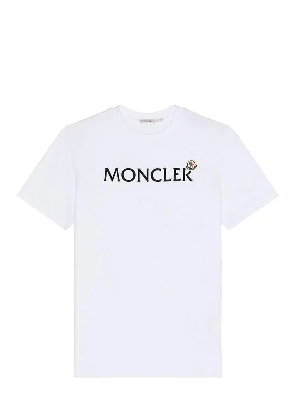 Moncler Short Sleeve T-shirt - White