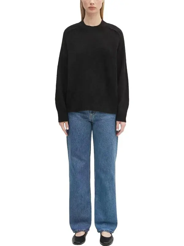 A.p.c. Naomie Round-neck Wool Sweater - Black