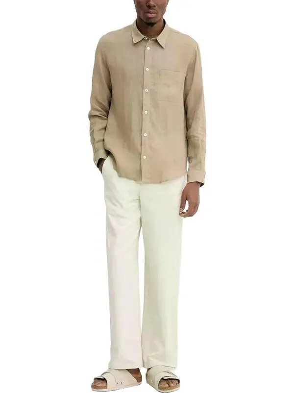 A.p.c. Cassel Long-sleeve Shirt - Neutrals