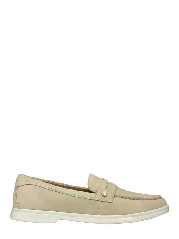 Geox Xan3 Suede Loafers - Neutrals
