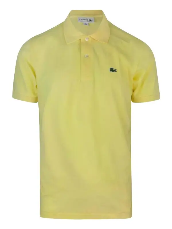 Lacoste Logo-patch Polo Shirt - Yellow
