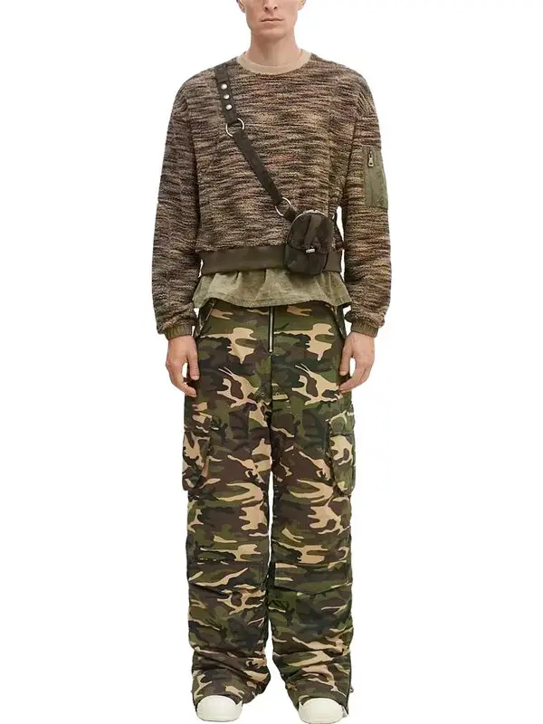 Andersson Bell Camouflage Cargo Trousers - Green