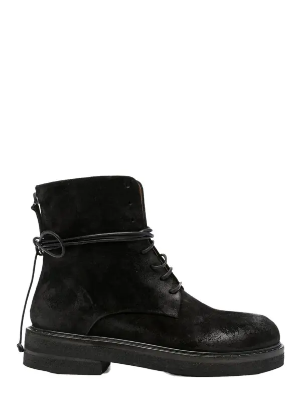 Marsèll Lace-up Combat Boots - Black