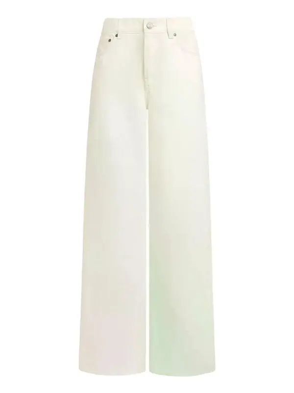 12 STOREEZ Wide-leg Jeans - White