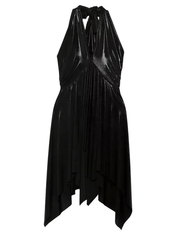 Norma Kamali Halterneck Mini Dress - Black