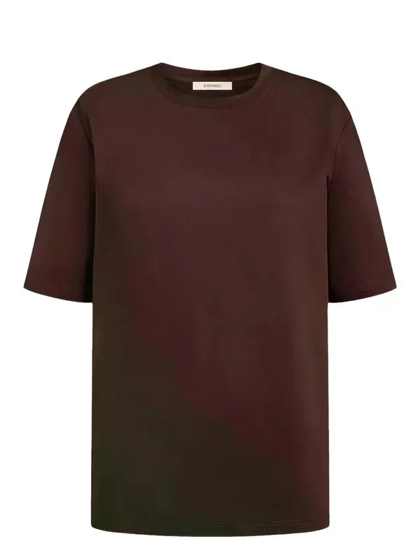 12 STOREEZ Short-sleeve T-shirt - Brown