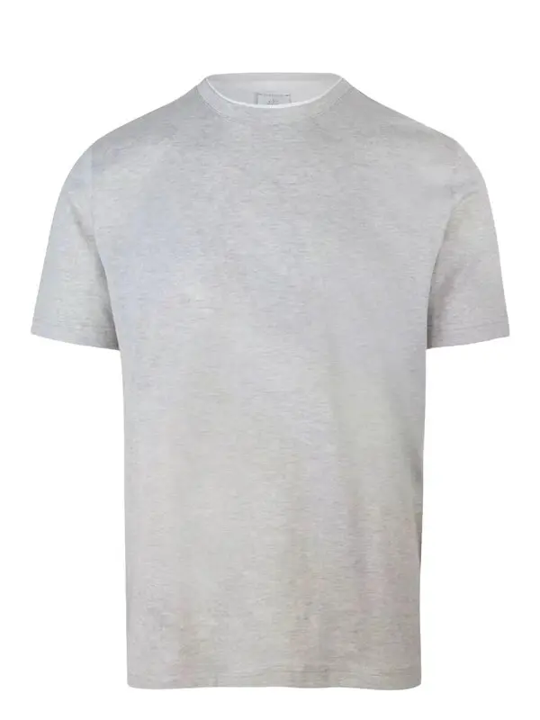 Eleventy Cotton Short-sleeve T-shirt - Grey