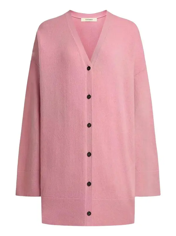 12 STOREEZ Button-detailed Cardigan - Pink