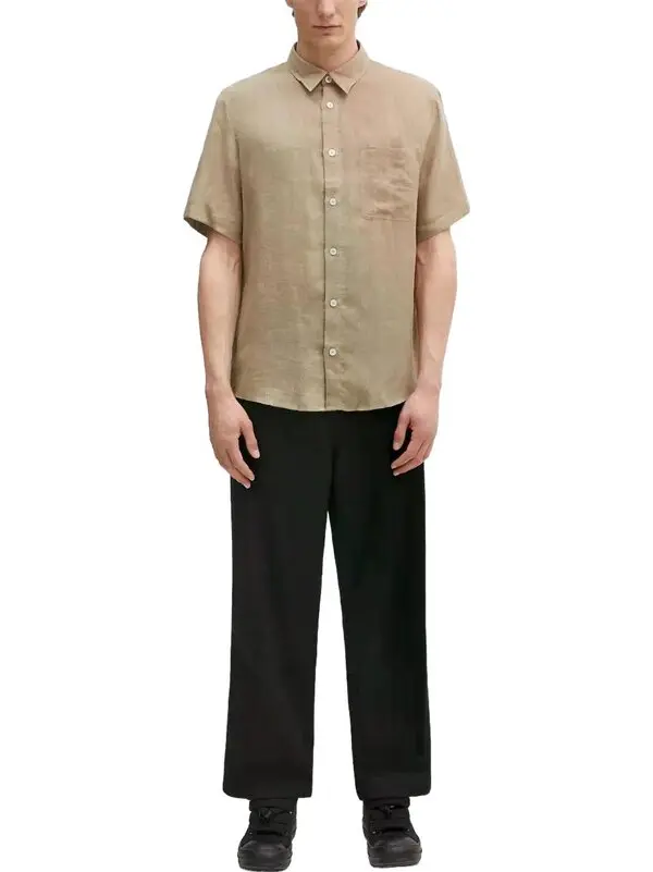 A.p.c. Bellini Short-sleeve Pocket Shirt - Neutrals