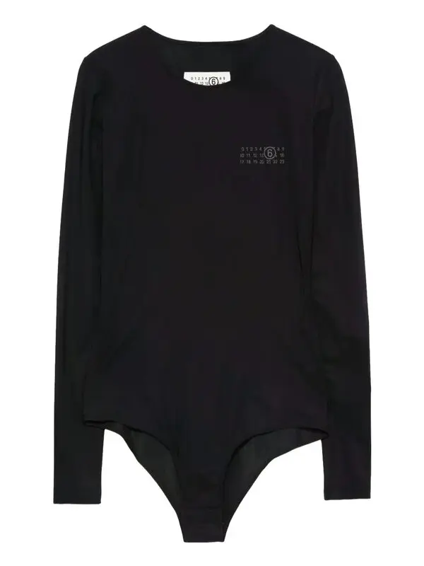 MAISON MARGIELA Long-sleeve Bodysuit - Black