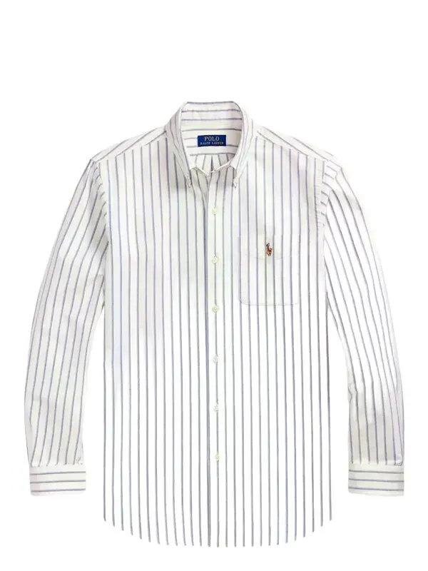 Polo Ralph Lauren Striped Oxford Shirt - White