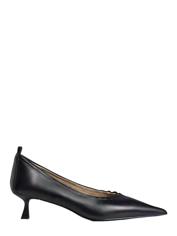 12 STOREEZ 50mm Leather Pumps - Black