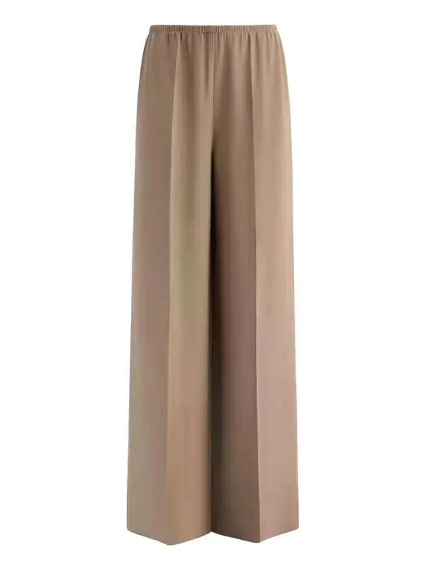 12 STOREEZ Silk Trousers - Brown