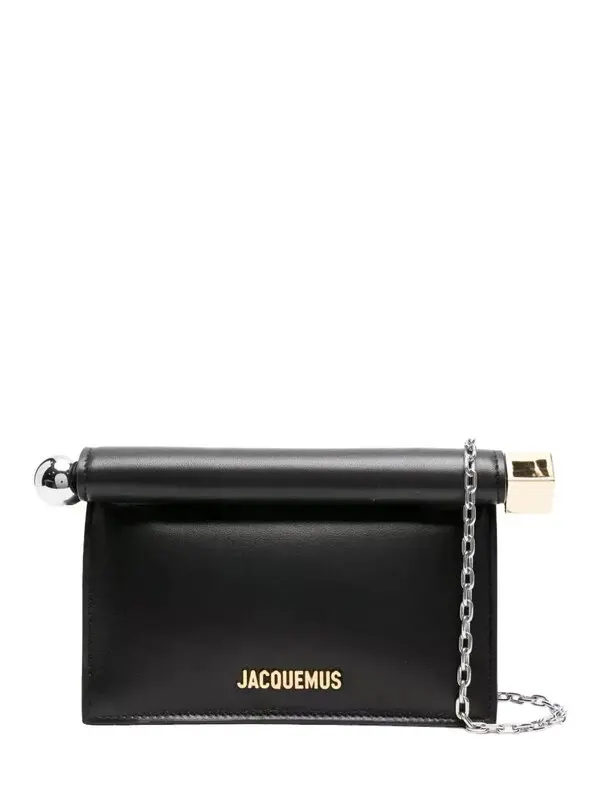 Jacquemus The Small Rond Carré Clutch Bag - Black