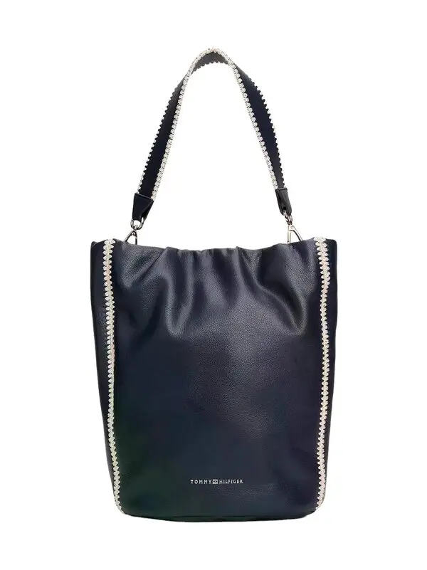Tommy Hilfiger Braided Trim Top Handle Bag - Blue