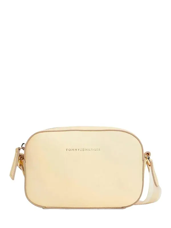 Tommy Hilfiger Embossed-logo Cross Body Bag - Neutrals