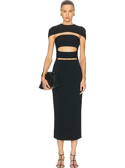 Cult Gaia Rianna Knit Dress - Black
