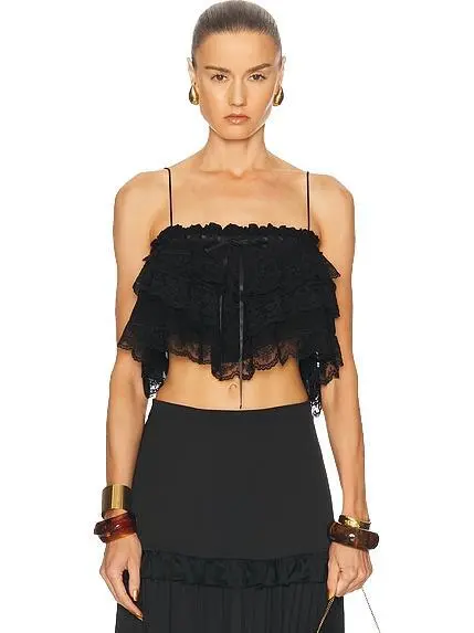 Ronny Kobo X Revolve Carlton Top - Black