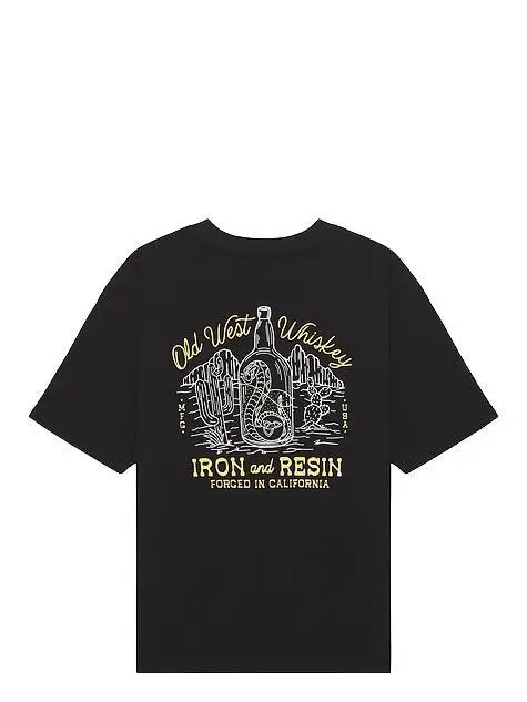 IRON & RESIN Old Whiskey Tee - Black