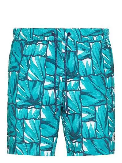 ORIGINAL PENGUIN Agave Print Swim Shorts - Exotic Plume