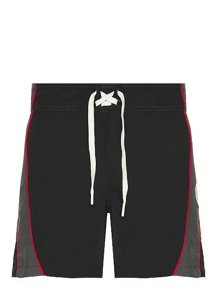 JUNGLES Y2k Panel Boardshorts - Black & Grey