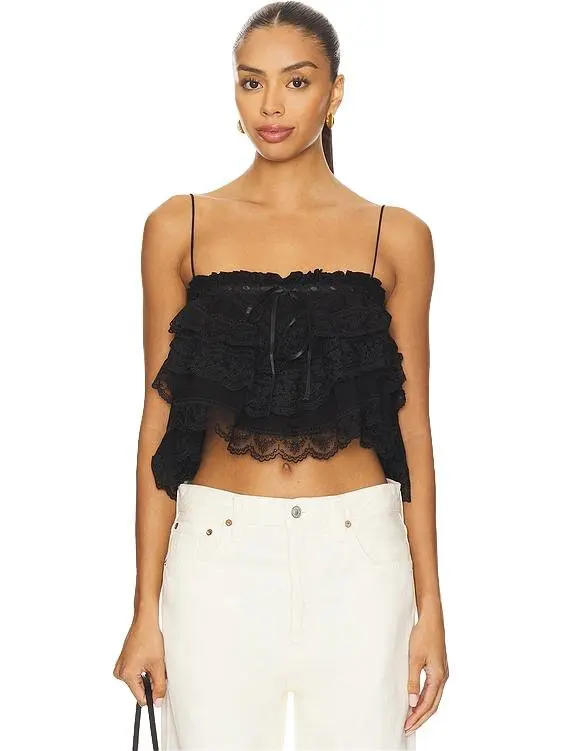 Ronny Kobo X Revolve Carlton Top - Black