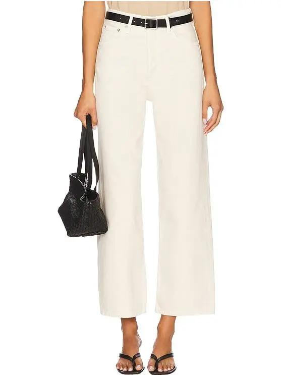 AGOLDE Ren High Rise Wide Leg - Ivory