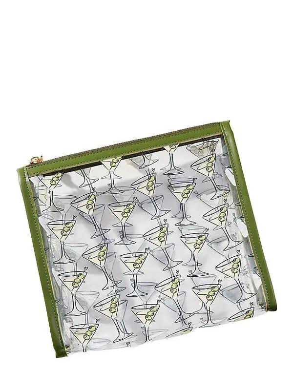 FRASIER STERLING Square Makeup Bag - Martini