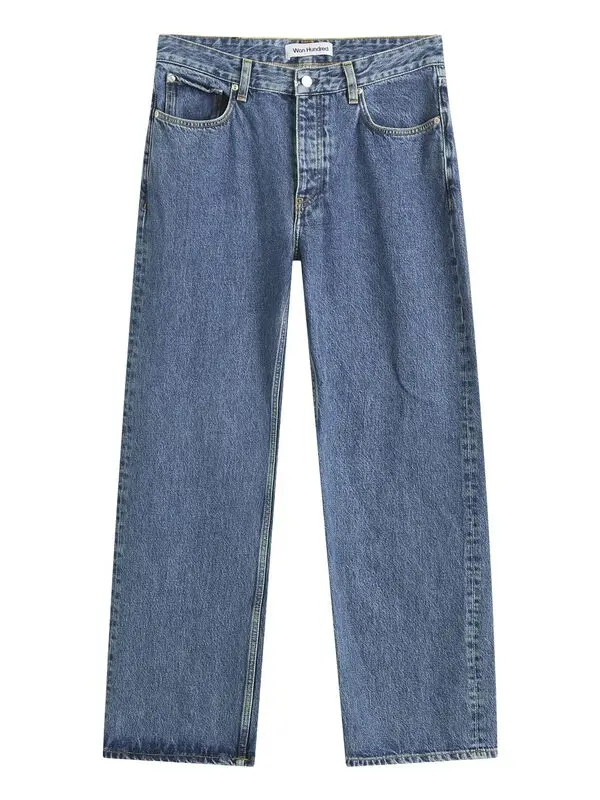 WON HUNDRED Steve Denim Jeans - Cut Blue