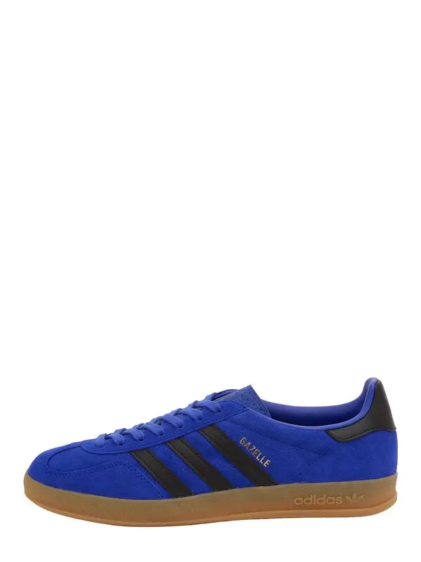 Adidas Gazelle Indoor Sneakers - Lucid Blue/black/gold Metallic