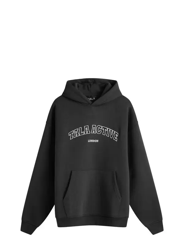 TALA Active Logo Oversized Hoodie - Vintage Black