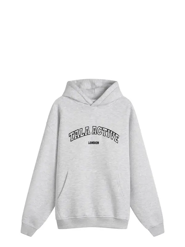 TALA Logo Hooded Sweatshirt - Grey Marl