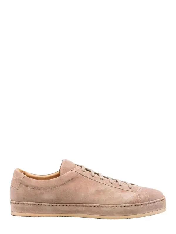 Tagliatore Suede Lace-up Sneakers - Neutrals