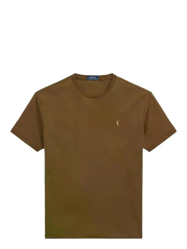 Polo Ralph Lauren Embroidered Crew-neck T-shirt - Brown