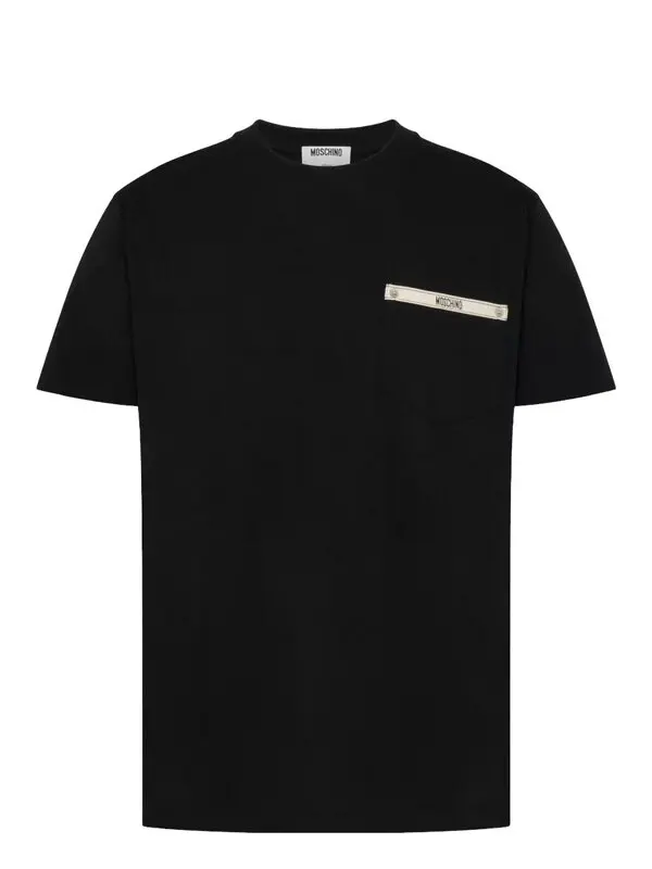 Moschino Pocket-detail T-shirt - Black