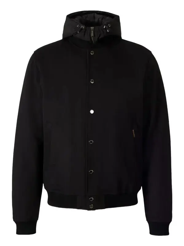 MOORER Callum Hooded Jacket - Black