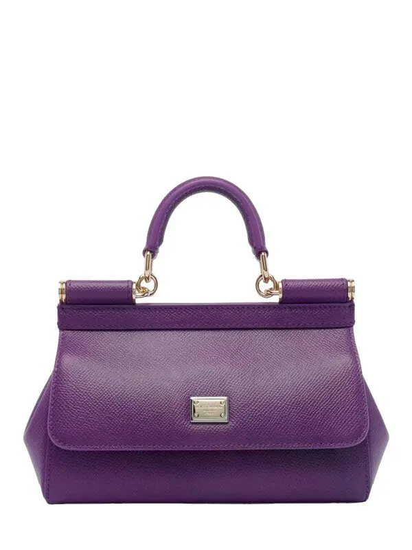 Dolce & Gabbana Sicily Top-handle Bag - Purple