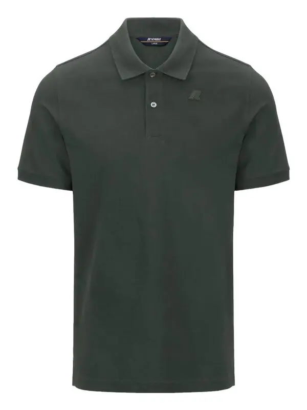 K-WAY Logo-patch Polo Shirt - Green