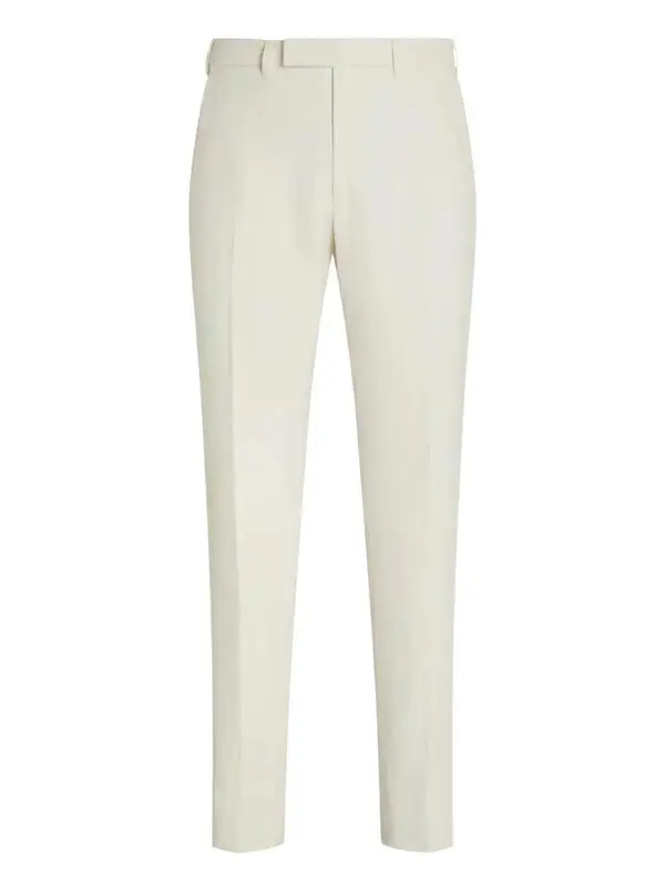 Zegna Oasi Linen Trousers - White