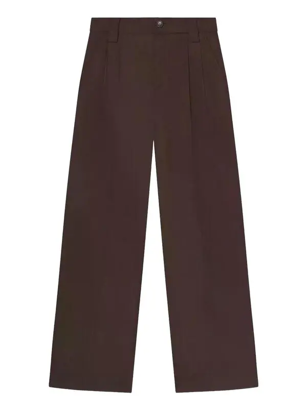 A.L.C. Pleat-detailed Trousers - Brown