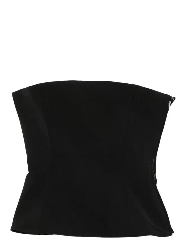 JEAN PAUL GAULTIER Strapless Corset Top - Black